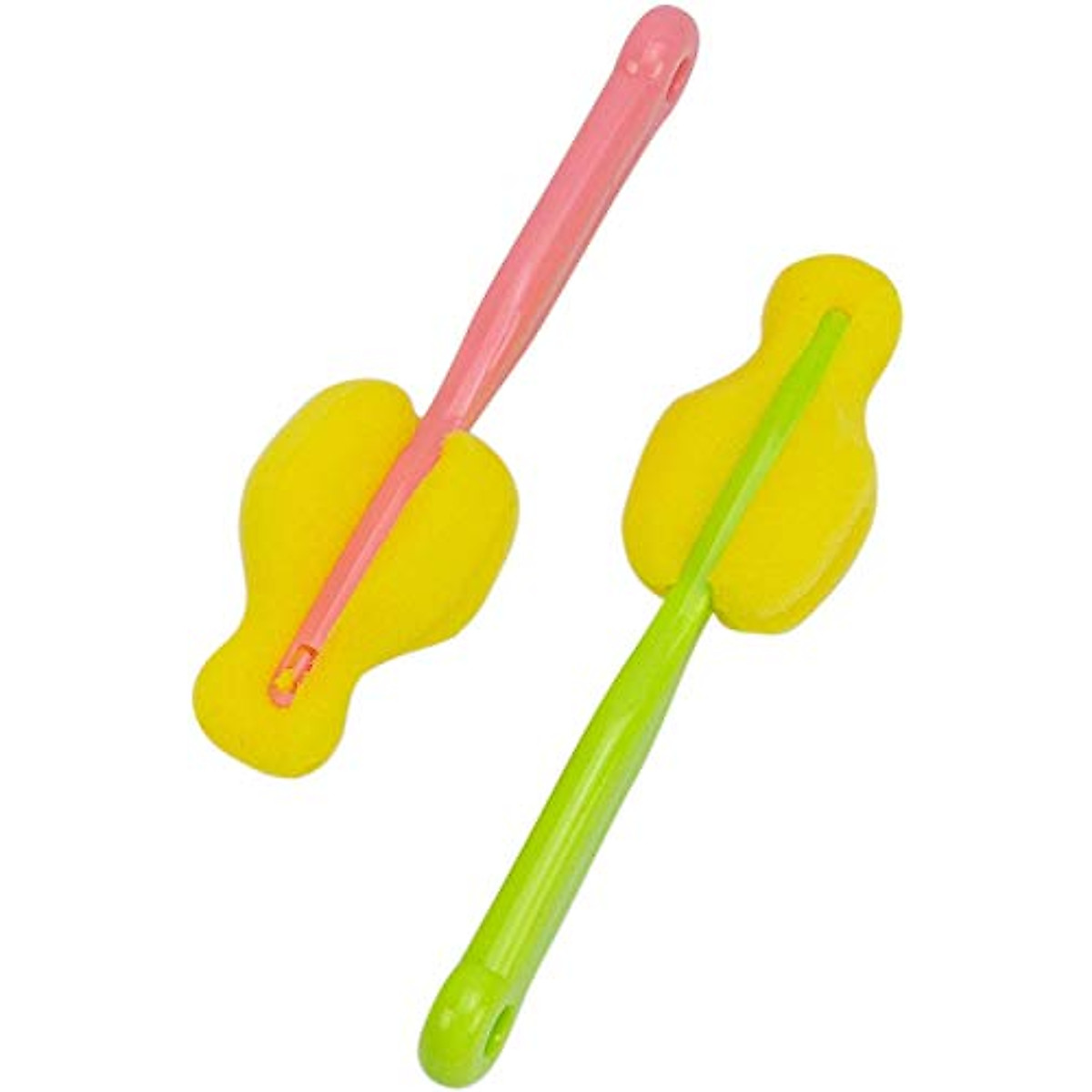 AUEAR, Milk Bottle Nipple Brushes Pacifier Sponge Cleaning Small Brush Cleaner Set for Bottles and Accessories (8 Pcs)