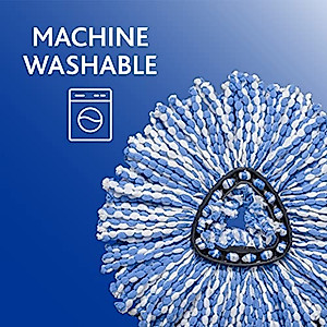 O-Cedar EasyWring RinseClean Microfiber Spin Mop & Bucket Floor Cleaning System, Grey