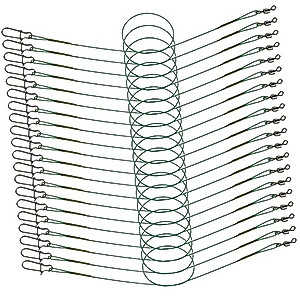 75 Pcs Fishing Leader line Metal snap Buttons Metal Snaps swivels Fishing Tackle Saltwater Fishing Fish Leaders Salt Water Fishing and Tackle Fishing Lines Fishing Leading Lines INOOMP