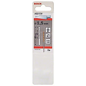 Bosch 2608596666 Tin-Metal Drill Bit 1, 5x18mm