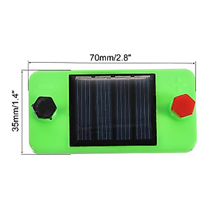 PATIKIL Mini Solar Panels, 4Pcs Portable Solar Panels Electrical Battery Power DIY Experiment for Physics Laboratory Equipment Electronic Teaching Educational