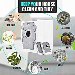 16 Packs For irobot Roomba bag Vacuum Bags, Replacement For irobot Roomba bag i8 i8+, For Irobot Roomba Bags i8Plus i7 Plus, i8, i3, i4,J7+, J7 S9 Plus