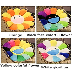 Colorful Plush Toy, Smiling Face Sunflower Stuffed Toy Doll Cushion Pillow Home Bedroom Car Decoratio Ornaments, Soft and Comfortable