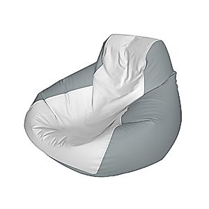 E-SeaRider Teardrop Marine Beanbag (White/Grey, Medium)