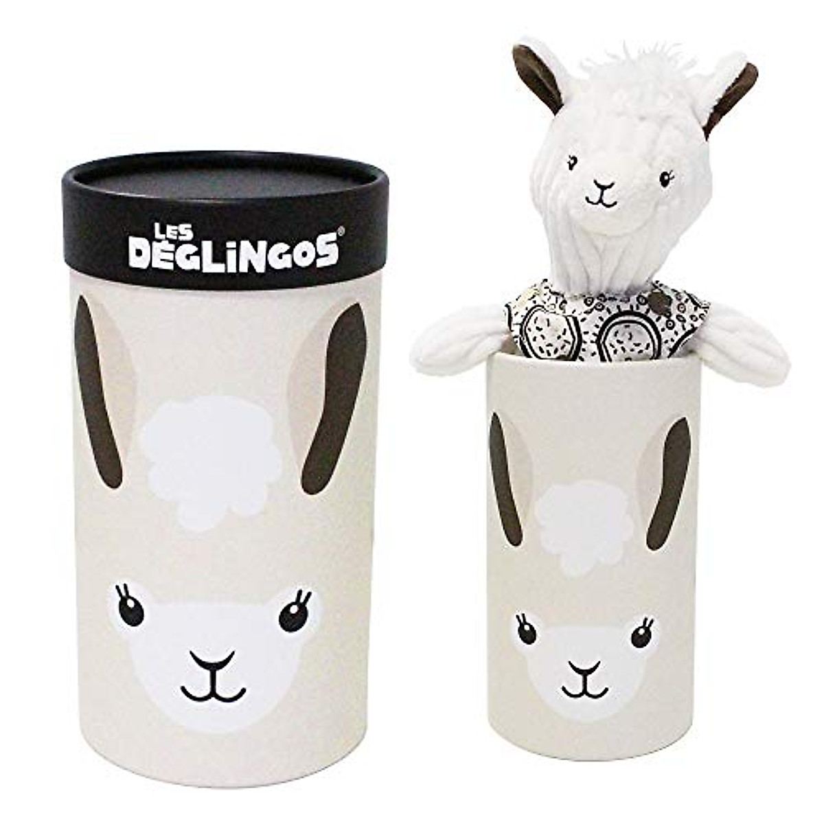 Deglingos Big Simply Muchachos - Llama in Box Plush Toy White