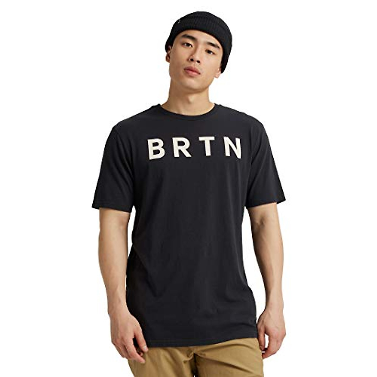 Burton Men's BRTN Short Sleeve T-Shirt, True Black, L