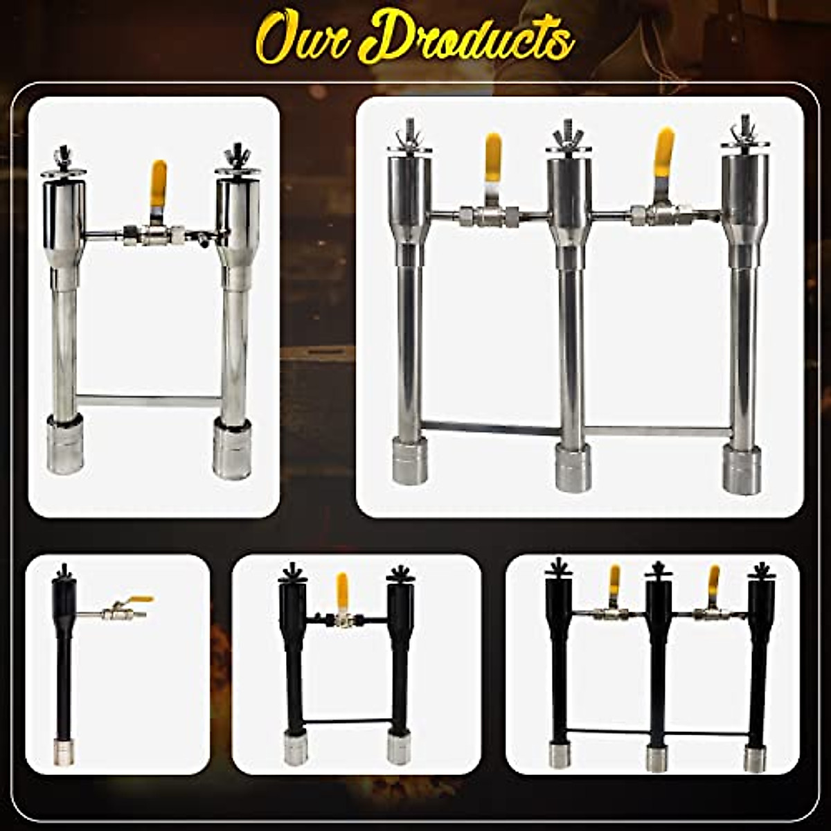 Propane Burner For Propane Forge (Stainless Steel) Knife Forge Furnace Foundry Raku Kiln Melting Furnace Blacksmith Tool