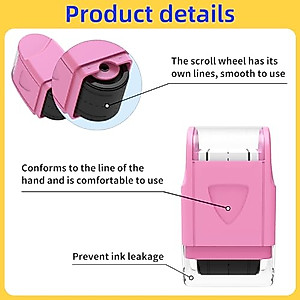 Handwriting Lines Stamp Roller dashed handwriting lines practice roller stamp Self-Inking Line Roller Stamps for teachers and kids d Practice legi liner legiliners for handwriting