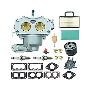 Carburetor Fit for John Deere L111 L118 L120 LA120 LA130 LA135 LA140 LA145 LA150 replacement Parts for Briggs & Stratton 791230 799230 699709 499804 20-25hp V-Twin Engine Lawnmower