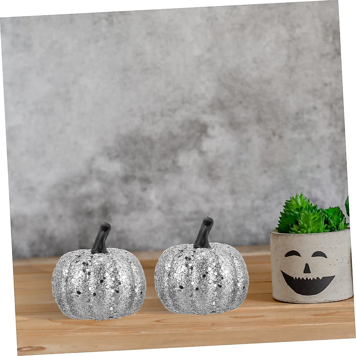 Garneck 50 pcs Foam Pumpkin Small Artificial Pumpkins Artificial Pumpkins for Table Decor Mini Pumpkins Bulk Artificial Pumpkins Bulk Fake Pumpkins Realistic Pumpkin Miniature Model