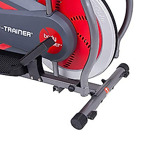 [BODY POWER] 2nd Generation Patented 3-in-1 Home Gym, Upright Compact Exercise Bike, Elliptical Machine & Recumbent Bike, Trio Trainer with Heartrate Monitor, Safety Brake Pad. BRT5088