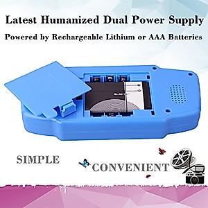 Handheld Games for Kids Built in 218 Classic Retro Video Games 2.5" Screen Portable Arcade Gaming Player System for Boys Girls Birthday (Blue)