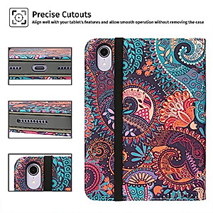 iPad Mini 6 Case with Pencil Holder 8.3 inch 2021, Support 2nd Gen Apple Pencil Charging, Premium PU Leather Smart Cover, Auto Wake/Sleep, Shockproof Protective iPad Mini 6th Generation Case