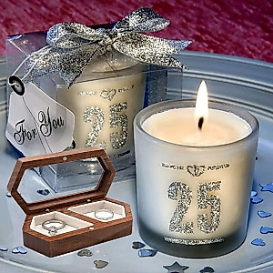 Engagement Ring Box Wooden Ring Box Proposal Ring Box with Clear Top Ring Bearer Box for Wedding Wooden Ring Holder for Proposal (RB517)