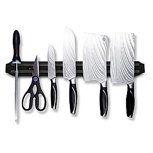 Magnetic Knife Strips,Magnetic Knife Holder Magnetic Bar for knives Tools, Knife Rack, Knife Strip, Kitchen Utensil Holder, Tool Holder, Multipurpose Magnetic Knife Rack 1 pack