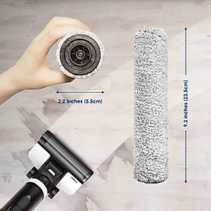 Tineco Replacement 2 HEPA Assembly & 2 Brush Roller Set for iFLOOR 3 Series, Floor ONE S3 Series, iFLOOR 5 Breeze Complete Cordless Wet Dry Vacuum Cleaner (Not Compatible with Any Other Model)