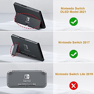 Carrying Case Compatible with Switch 2017 / Switch OLED 2021 Console Joy-Con with 10 Game Card Slots , Fashion style wallpaper with neon lightning, star, arrow, hearts