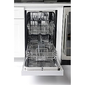 Kucht K7740D Professional 18" Front Control Dishwasher, Stainless Steel