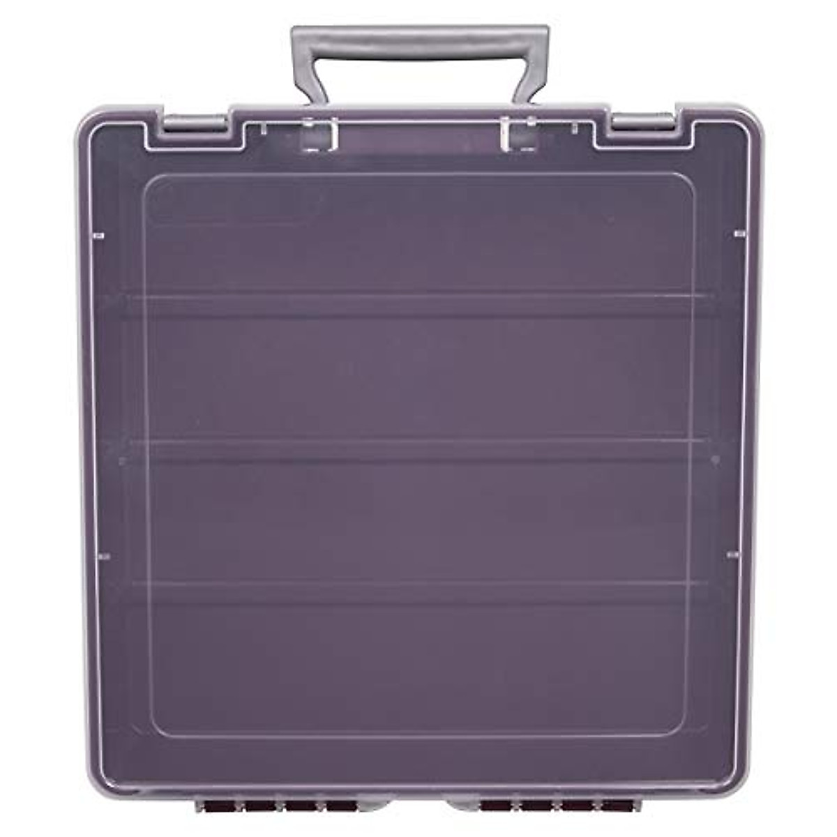 AB Designs 6955ABDP Super Satchel 1-Compartment Open Core, Stackable Home Storage Organization Container, Plum