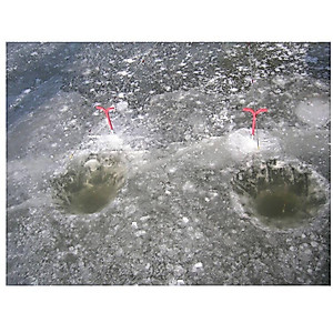 LLDYNW Ice Fishing Rod Holders Ice Augers Winter Fishing Tent Accessories Tent Nail Bracket Holder Spiral Drill Sports Outdoors 2 Pieces