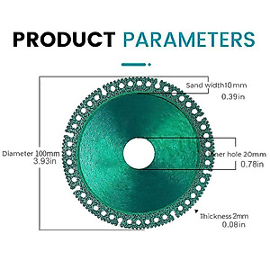 Indestructible Disc for Grinder, Indestructible Cutting Disc, Indestructible Disc for Angle Grinder (5 pcs)