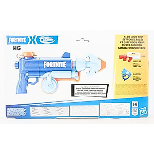 NERF Super Soaker Fortnite HG Water Blaster - Pump-Action Soakage for Outdoor Summer Water Games - for Teens, Adults