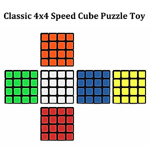 Shengshou ® 4x4x4 Puzzle Cube Black