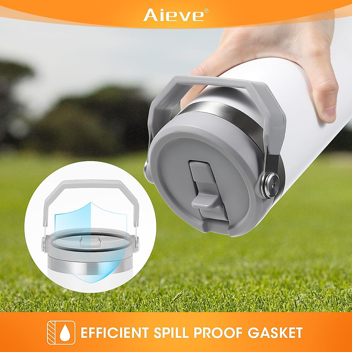 AIEVE 4 Pack Silicone Lid Seal Replacement Gasket Compatible with Stanley IceFlow Tumbler Cup 20oz & 30oz