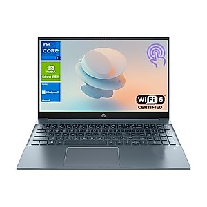 HP 2023 Newest Pavilion Laptop, 15.6" FHD Touchscreen Display, Intel Core i7-1355U Processor, NVIDIA GeForce MX550, 64GB RAM, 2TB SSD, Wi-Fi 6, HDMI, Webcam, Backlit KB, Windows 11 Home, Blue