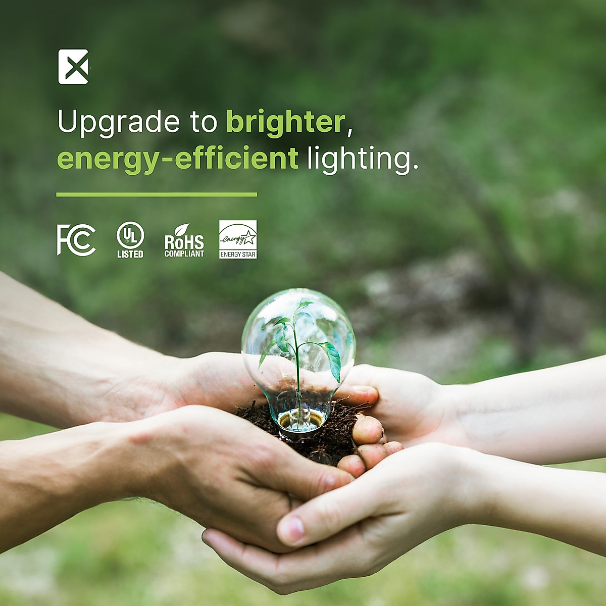 Xtricity Compact Fluorescent Light Bulbs T2 Spiral, E26 Base, 13W (60W Equivalent), 5000k Daylight, 900 Lumens, CFL, 120V - UL Listed, (4 Pack)