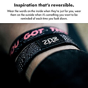ZOX Bracelets — You Got This | Stretchy Elastic Band with Motivational Affirmations and Beautiful Artwork, Great Gift for Men, Women, and Kids (Small)