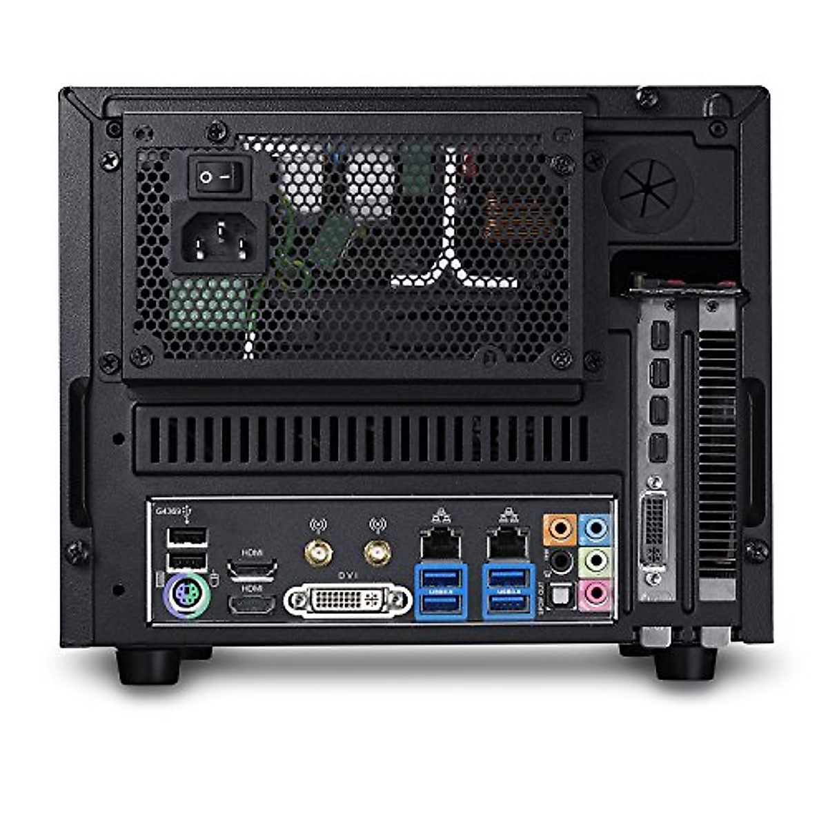 Cooler Master RC-130-KKN1 Elite 130 - Mini-ITX Computer Case with Mesh Front Panel and Water Cooling Support