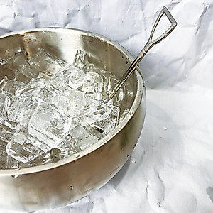 Ice Bucket with Lid Double Insulation Stainless Steel Ice Box Container Storage Box Household Kitchen Barrel Restaurant Bar Tableware Accessories