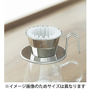 Kalita Coffee Dripper 'TSUBAME' WDS-185 2-4 Person Use Stainless Steel 5097