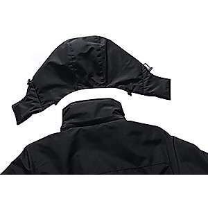 OTU Women's Waterproof Ski Jacket Snowboarding Windbreaker Warm Winter Hooded Mountain Snow Coat Large