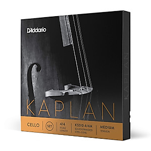 D'Addario Kaplan Cello Strings - Full Set - KS510 4/4M - Cello Strings - 4/4 Scale, Medium Tension