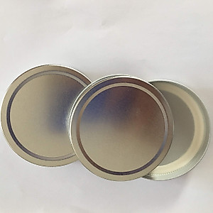 12 pack Mason Jar Lids Regular Mouth, Leak Proof and Secure (12, Regular Mouth)