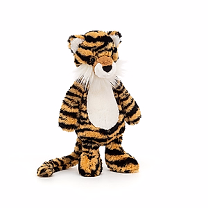 Jellycat Bashful Tiger Stuffed Animal, Medium 12 inches | Big Cat Plush Toy | Classic Children's Gift