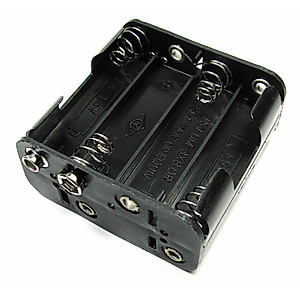 Corporate Computer 8 AA Battery Holder with Snap Connector 12V / 9.6V by Corpco