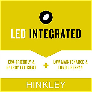 Hinkley Hampton 56" Indoor Smart Ceiling Fan with Remote - Integrated LED Lighting, Linen Drum Shade with Sophisticated Metallic Accents, Heritage Brass