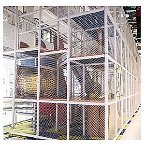 banister guard net Child Safety Net, Decoration Net White Decor Net Woven Rope, Truck Cargo Trailer Netting Net Mesh Nets, Rail Balcony Banister Stair Playground Climbing Children Protection Fence Out