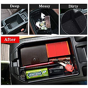 Jaronx Compatible with BMW X3 Console Organizer 2023 2022 2021 2020 2019 2018 G01, Compatible with BMW X4 Center Console Storage Box 2019-2023 G02, Console Storage Tray Organizer Accessories