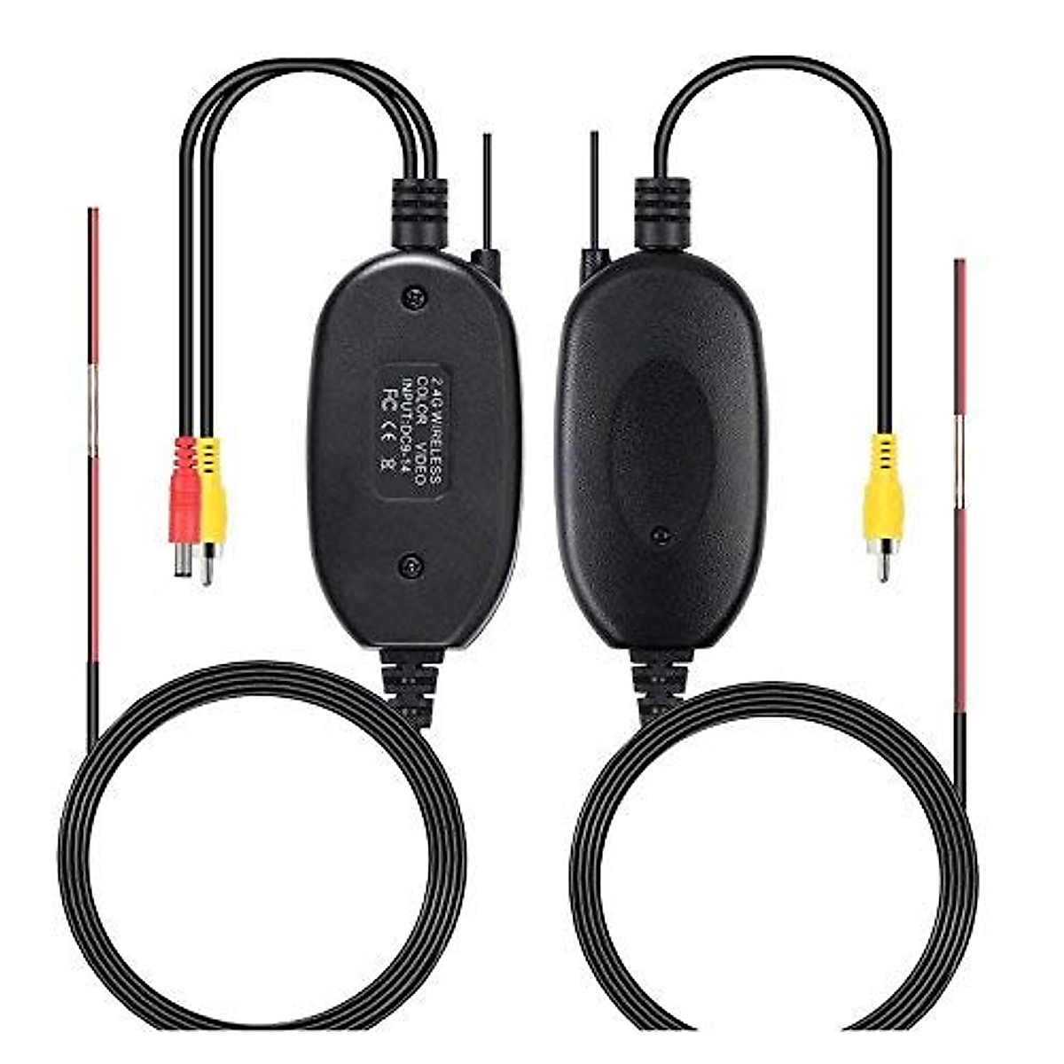 BW 2.4G Wireless Color Video Transmitter and Receiver for The Vehicle Backup Camera/Front Car Camera