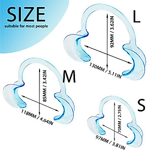 Dental Cheek Retractor C Shape Mouth Opener Size S,M,L, Pack of 3