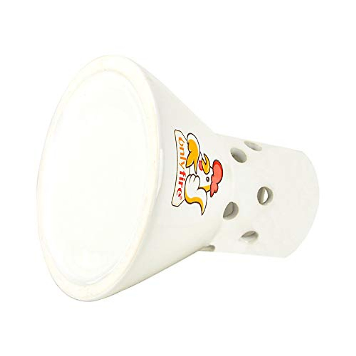 only fire Ceramic Beer Can Chicken Roaster Vertical Poultry Chicken Cooking BBQ Accessories Great for Grill, Oven or Smoker