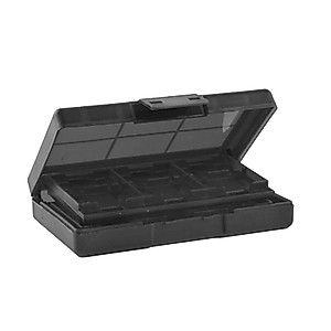 OUKENS Game Card Storage Box, 28 in 1 PP Plastic Game Card Case Holder Cartridge Storage Box for Nintendo DSL LL(Black)