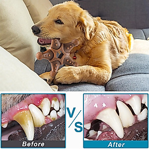 Dog Toys for Aggressive Chewers, Indestructible Dog Toys for Large Dogs, Dog Chew Toys for Large Medium Small Breed, 3 Pack Super Chewer Dog Toys with Tough Nylon, Gift for Dogs