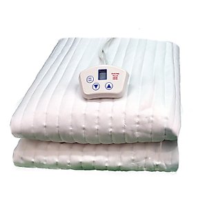 Electrowarmth M30Fl Single Long Heated Mattress Pad, Fits Split Queen Mattress, 30-Inch by 80-Inch