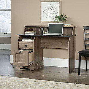 Sauder Graham Hill Desk, Salt Oak finish