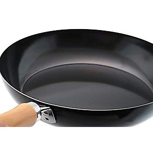 Pearl Metal HB-2403 Tsubamesanjo Iron Frying Pan, 10.2 inches (26 cm), Induction Heating Compatible, The Iron